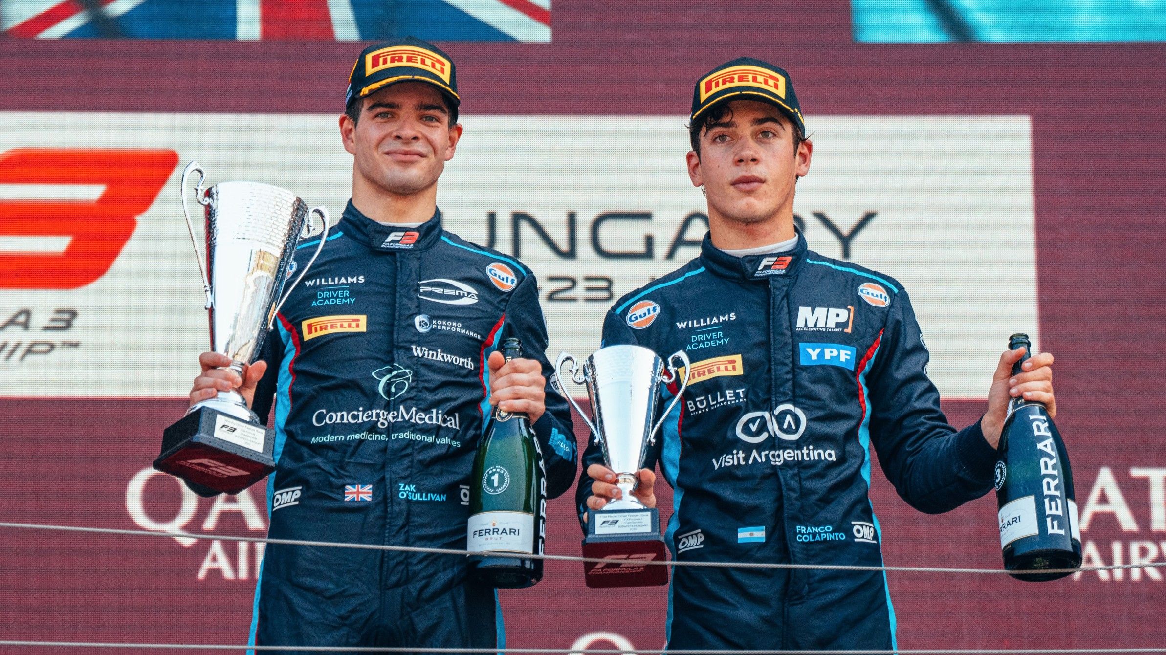 Zak O'Sullivan and Franco Colapinto to drive our FW45 in Abu Dhabi ...