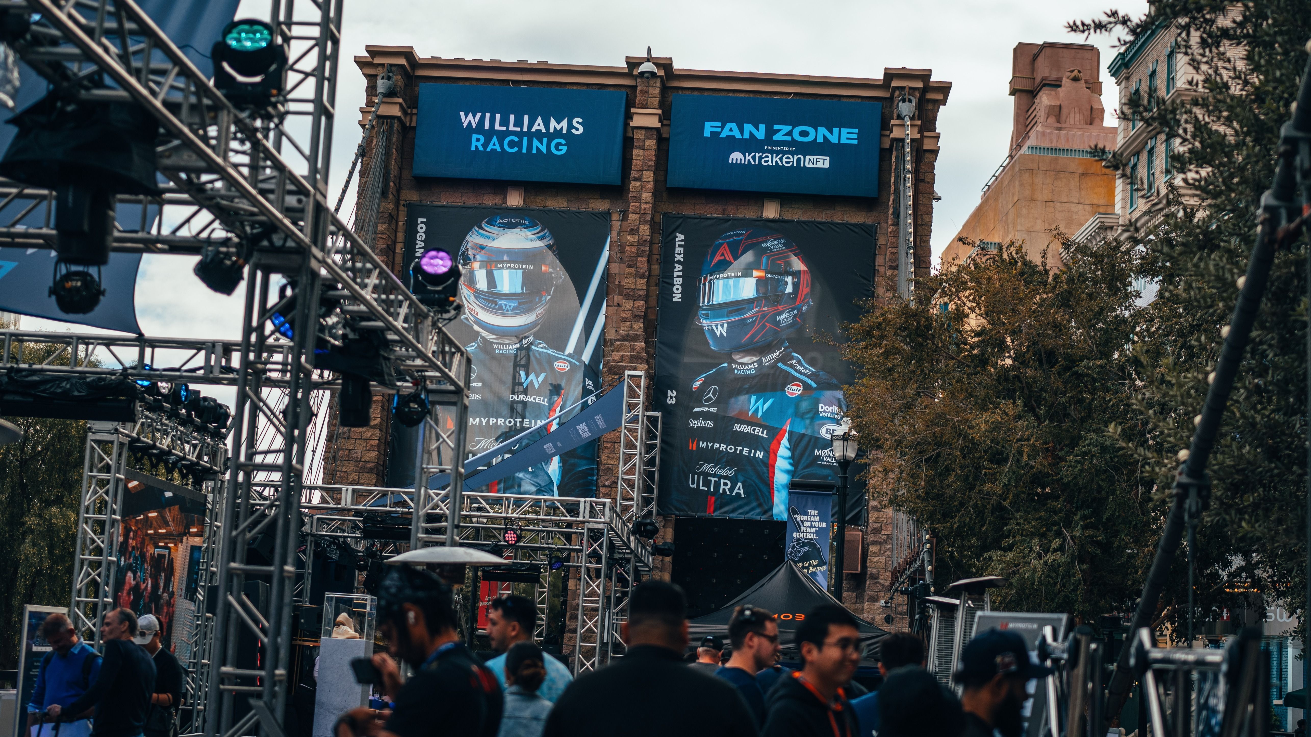 Our Las Vegas Fan Zone is now open | Atlassian Williams Racing