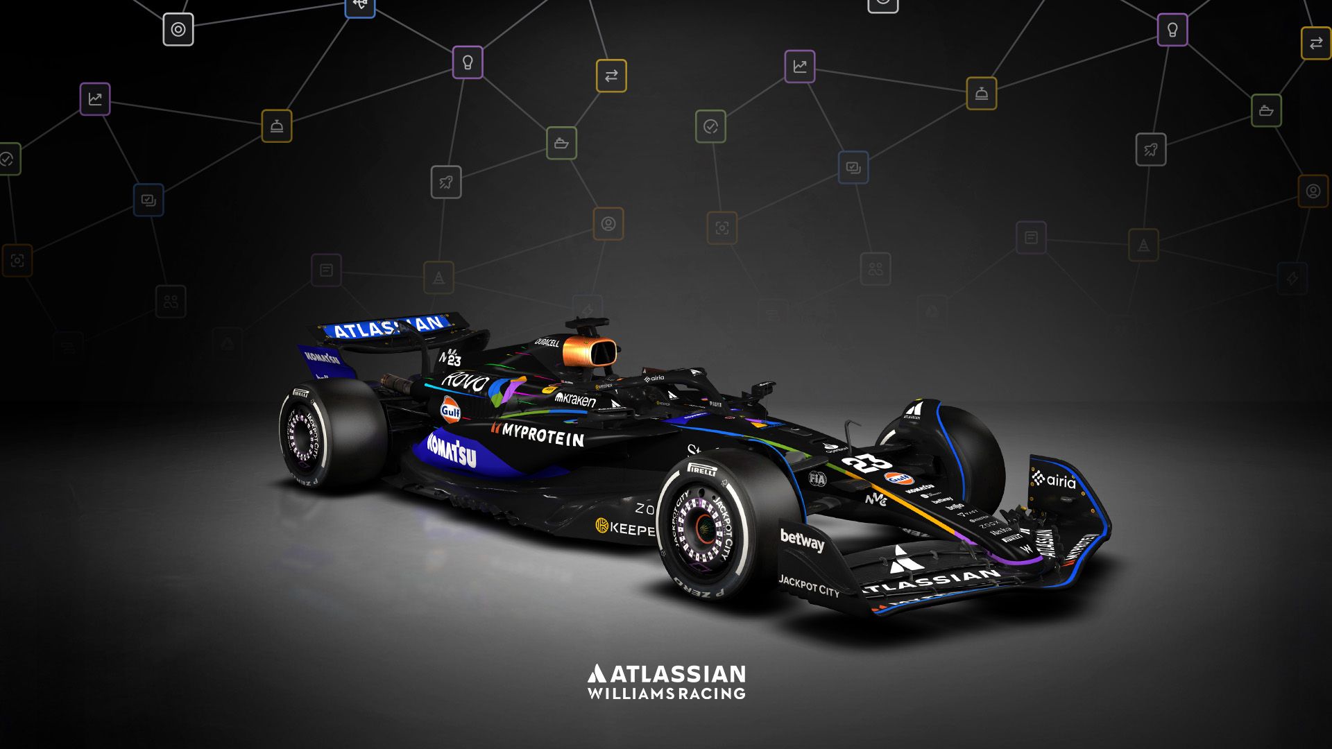 Atlassian and Williams unveil Las Vegas livery, celebrating the power ...