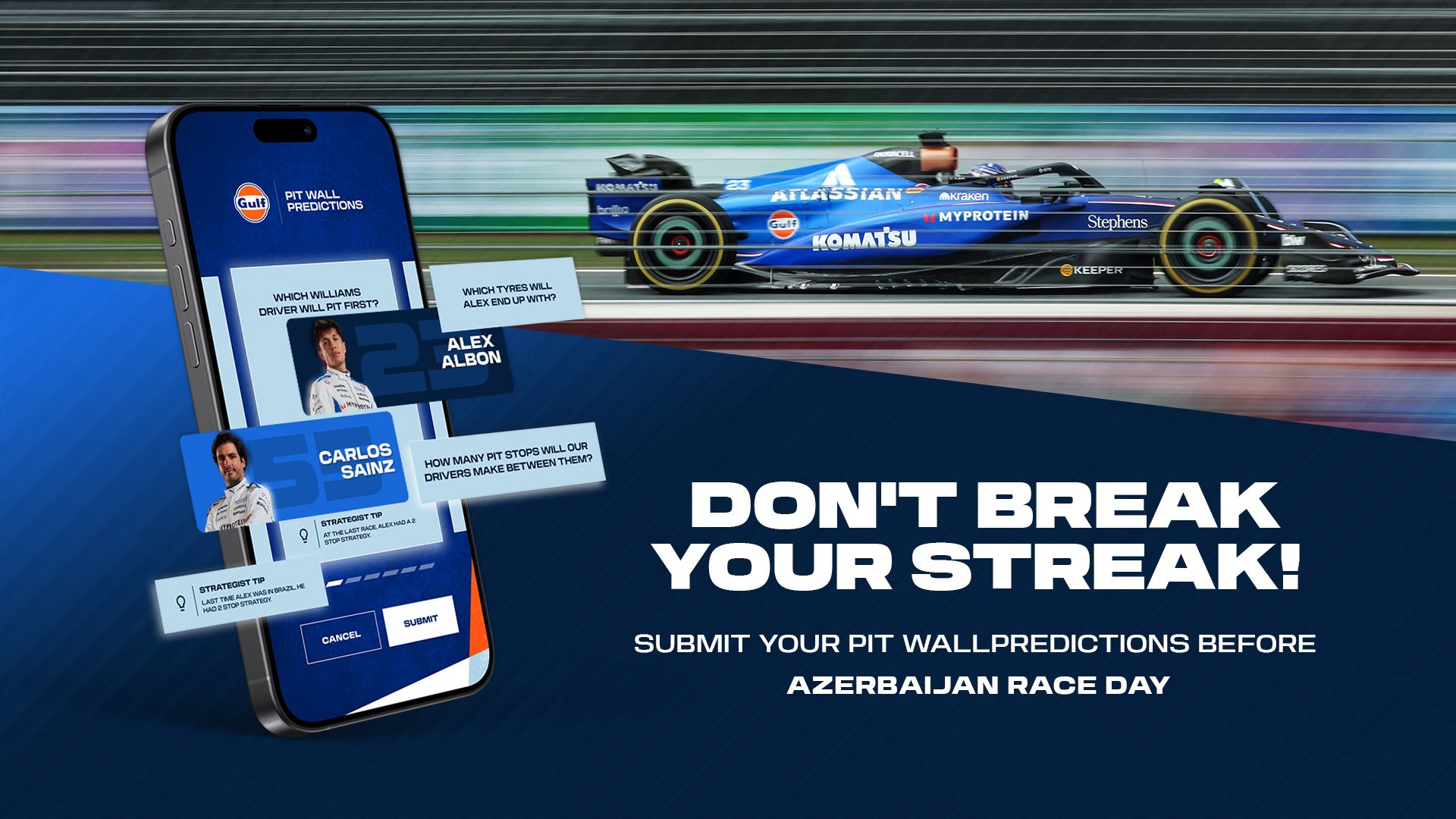 The Strategist’s Selections for Azerbaijan | Atlassian Williams Racing