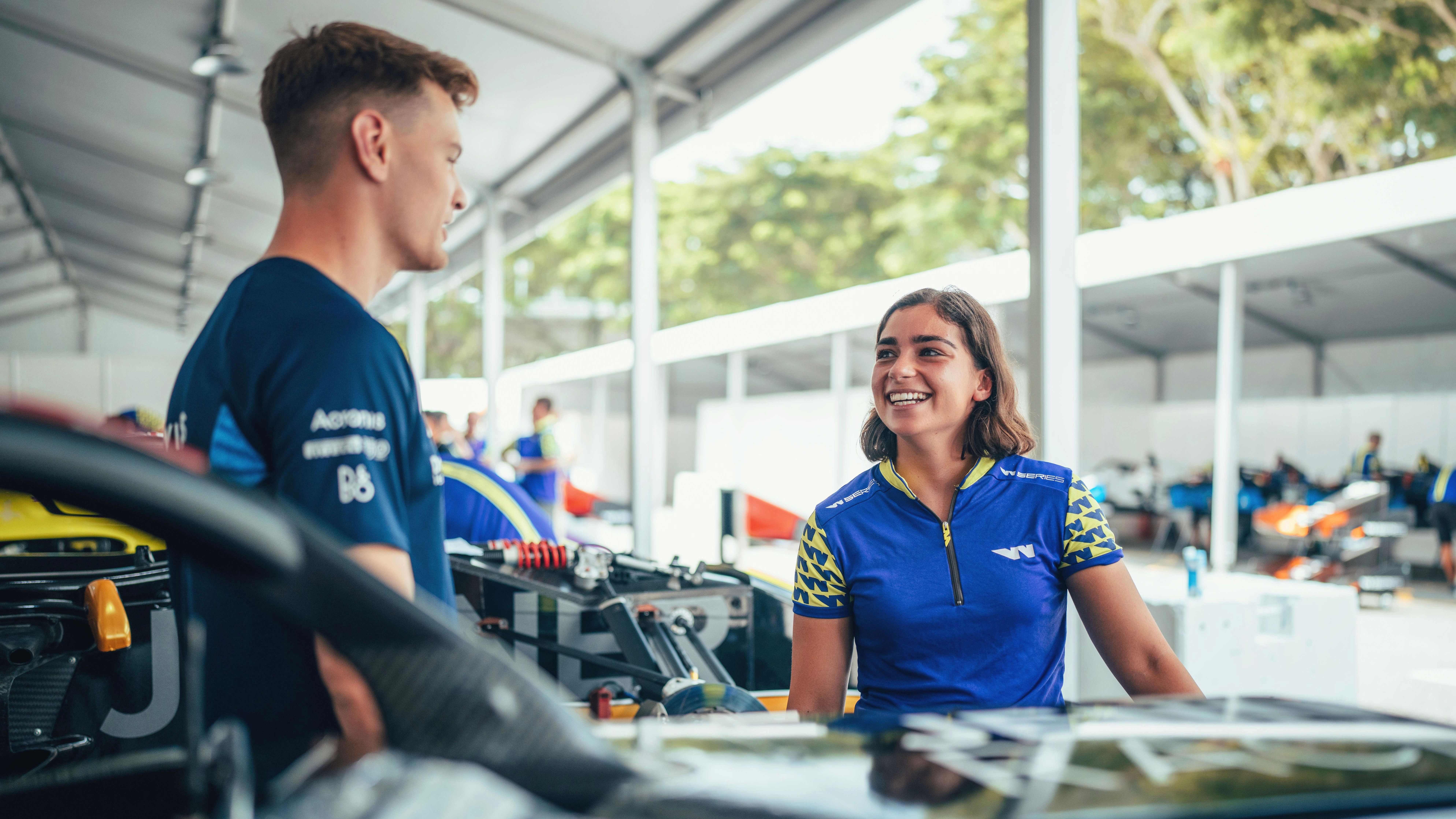 Academy Report: Jamie Chadwick and Logan Sargeant’s first taste of ...