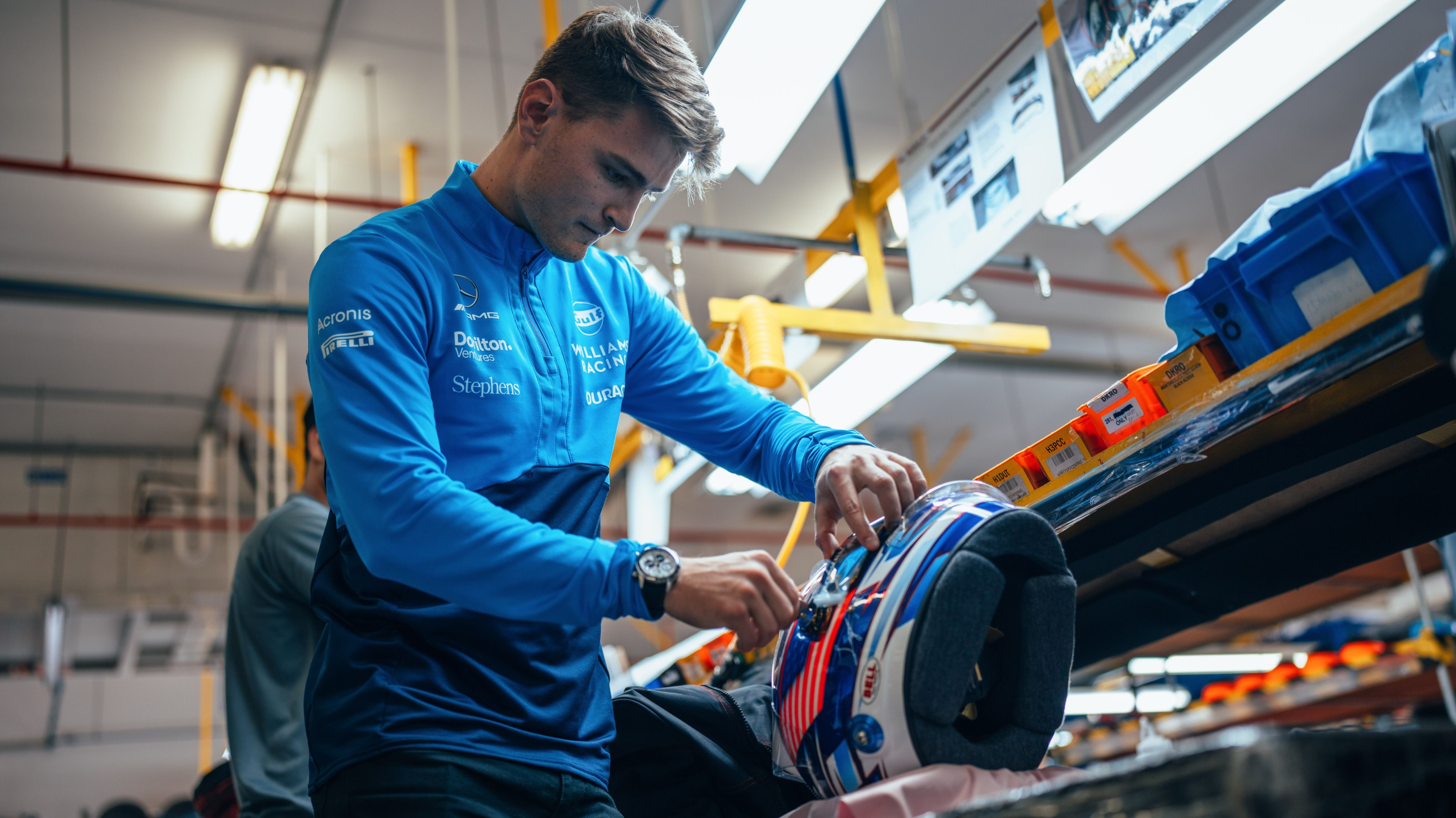 WATCH: Logan Sargeant tours the Bell Helmets factory in Bahrain ...