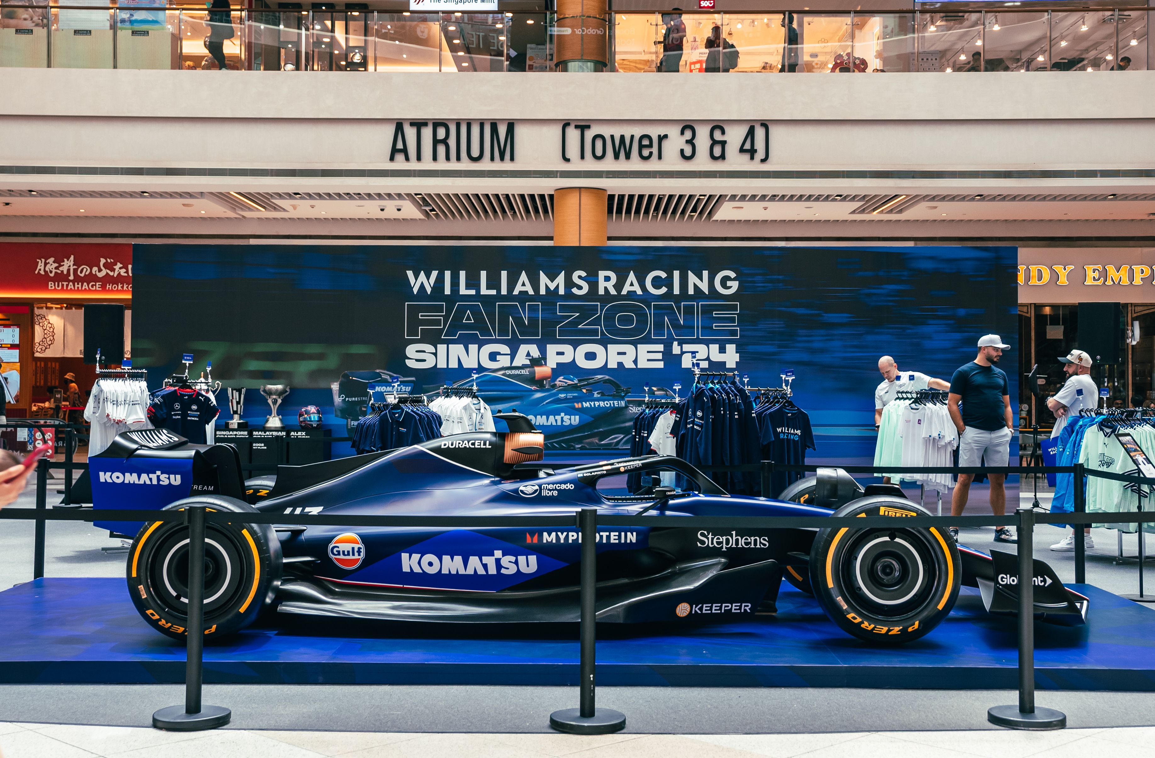 WATCH: A flavour of the Williams Racing Singapore Fan Zone | Atlassian ...