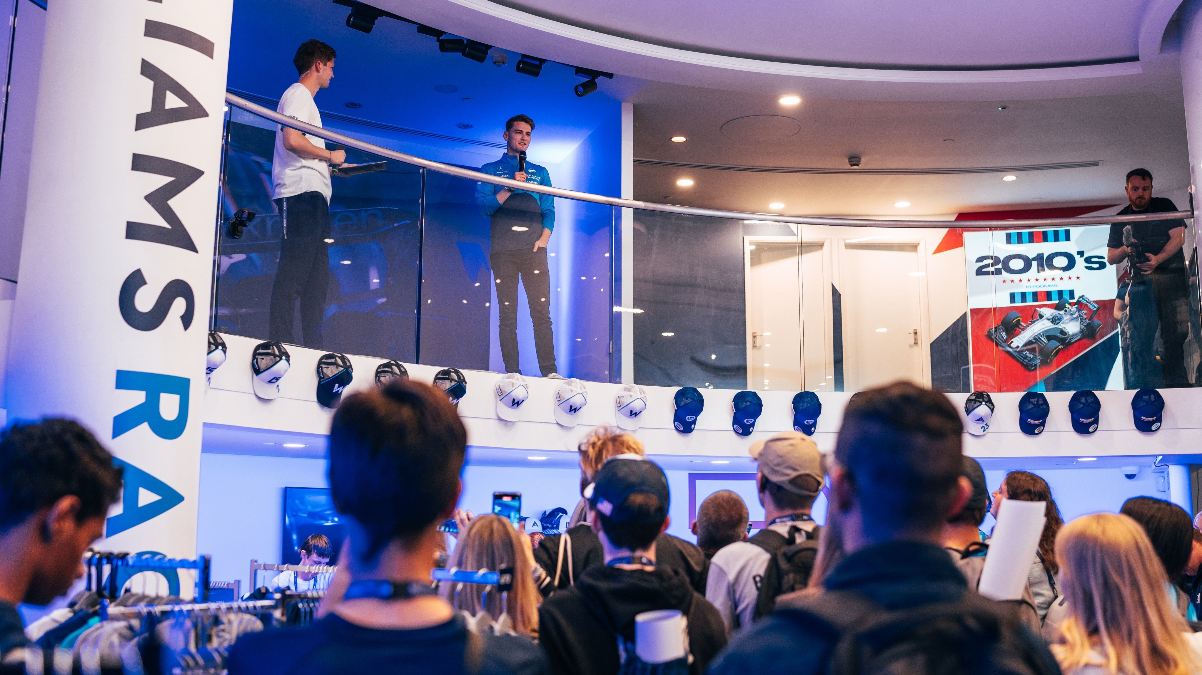 In Photos: Logan Sargeant launches our London Fan Zone | Atlassian ...