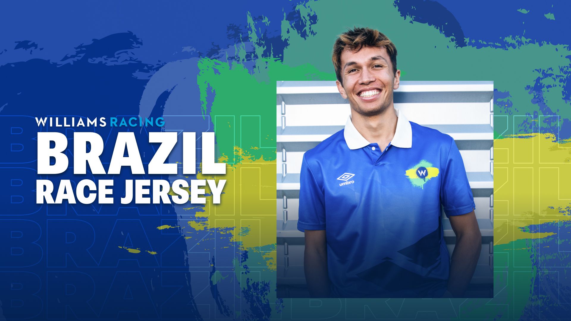 New In: Williams Racing Brazil Race Jersey | Atlassian Williams Racing