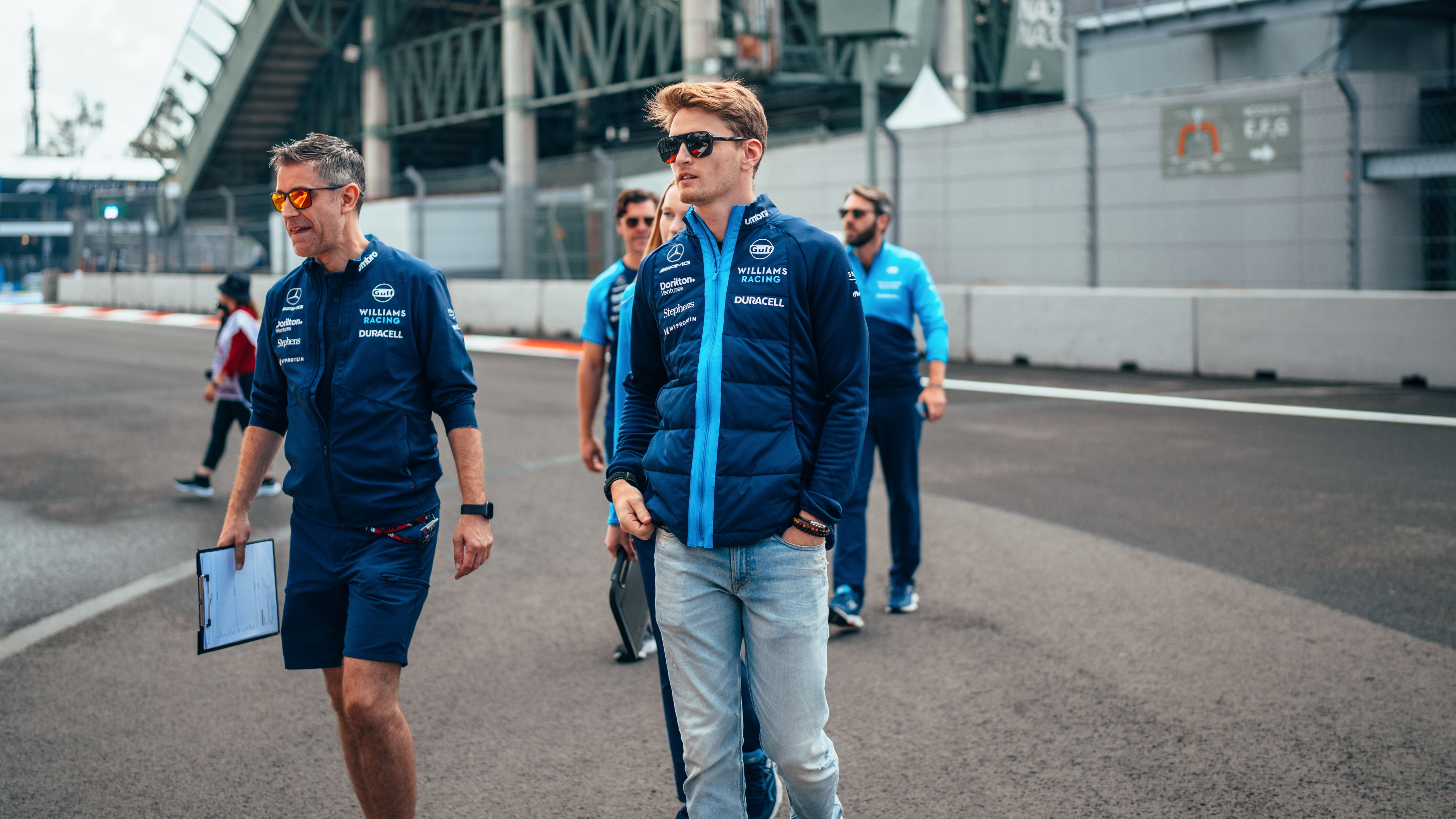 WATCH: Join Logan on his Mexico City track walk | Atlassian Williams Racing