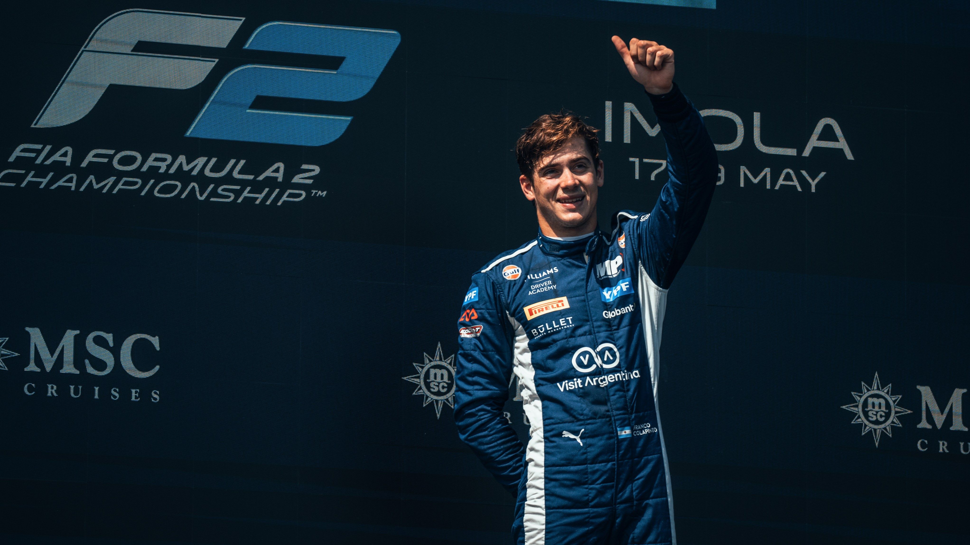 WATCH: Franco Colapinto celebrates first F2 win | Atlassian Williams Racing