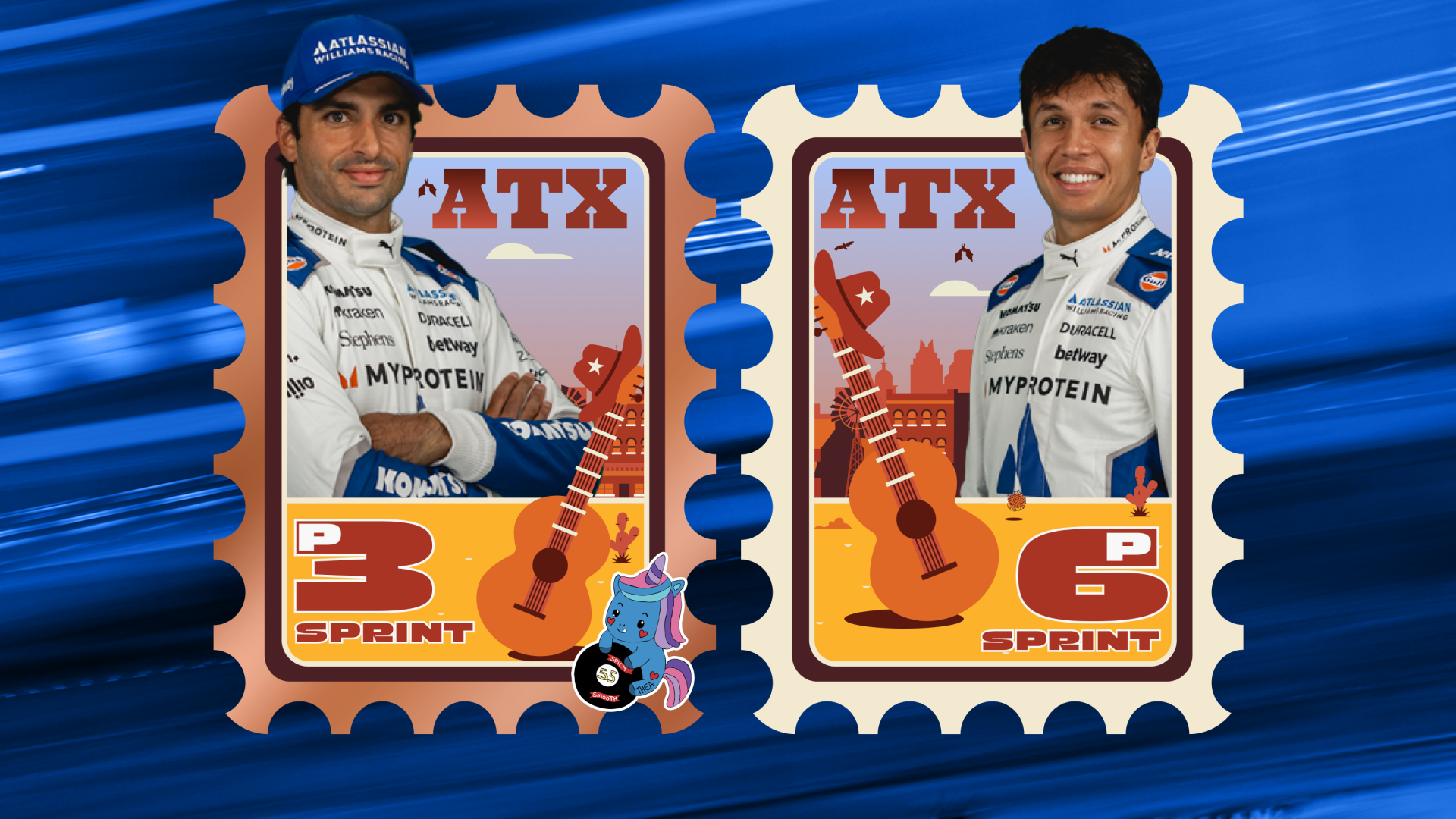 Get Your United States 2025 Points Badges | Atlassian Williams Racing