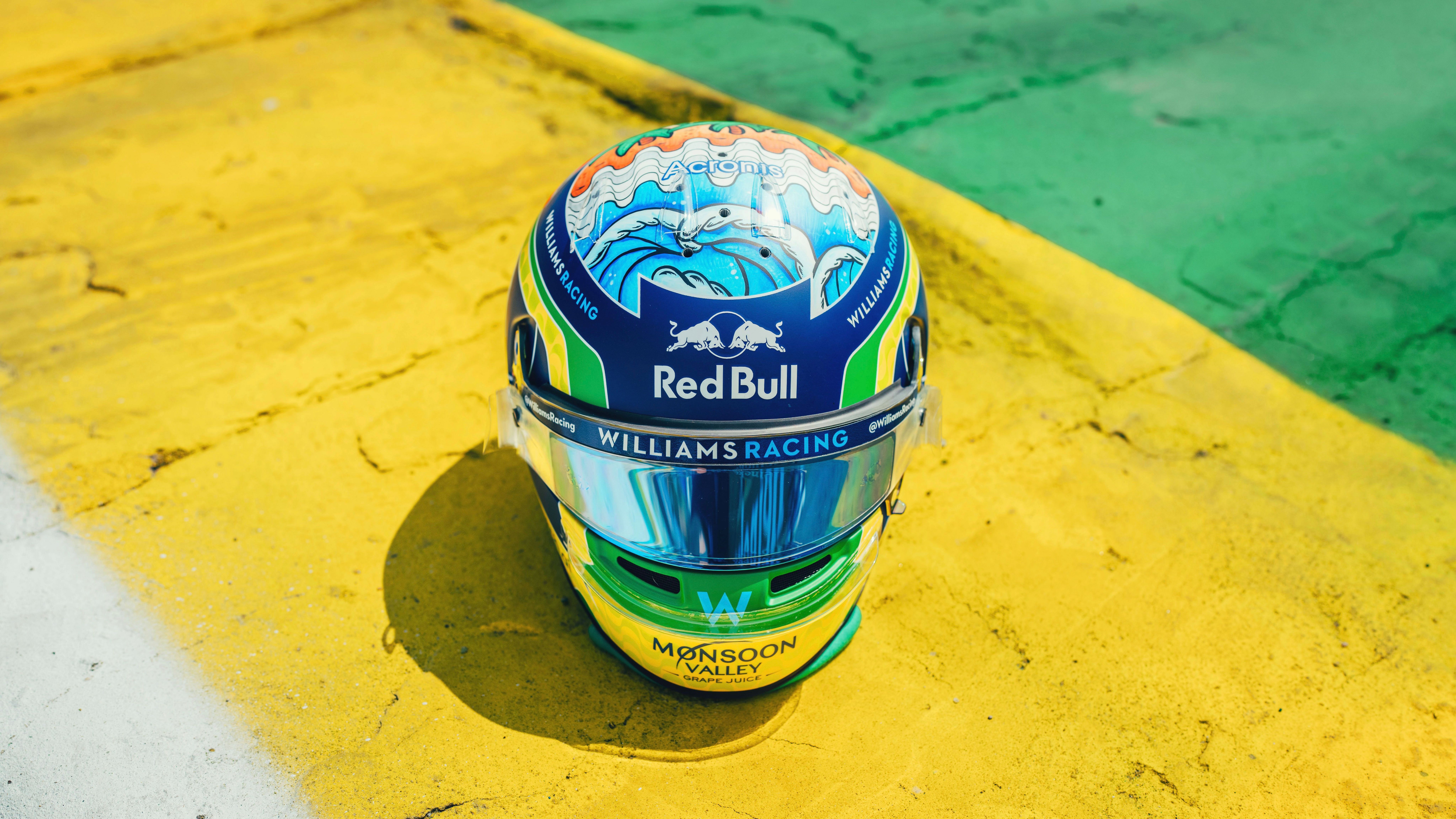 Alex reveals special São Paulo helmet | Atlassian Williams Racing