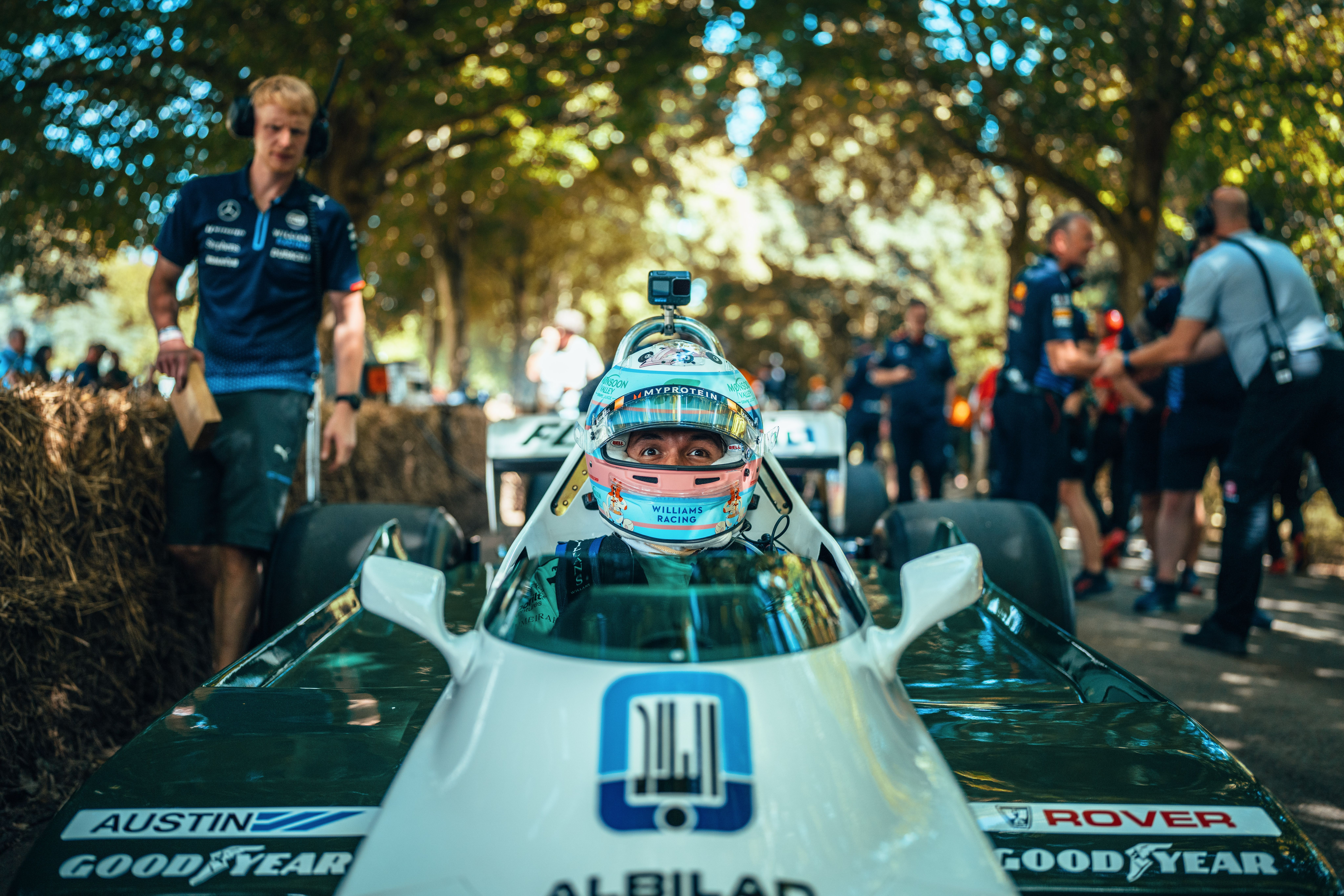 WATCH: Ride onboard the FW08 at Goodwood | Atlassian Williams Racing