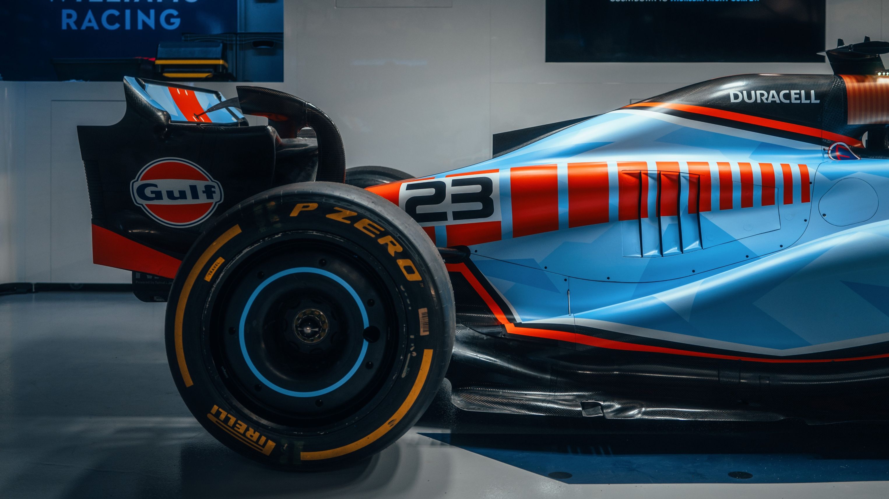 FIRST LOOK: Our Gulf x Williams livery for Singapore, Japan and Qatar ...