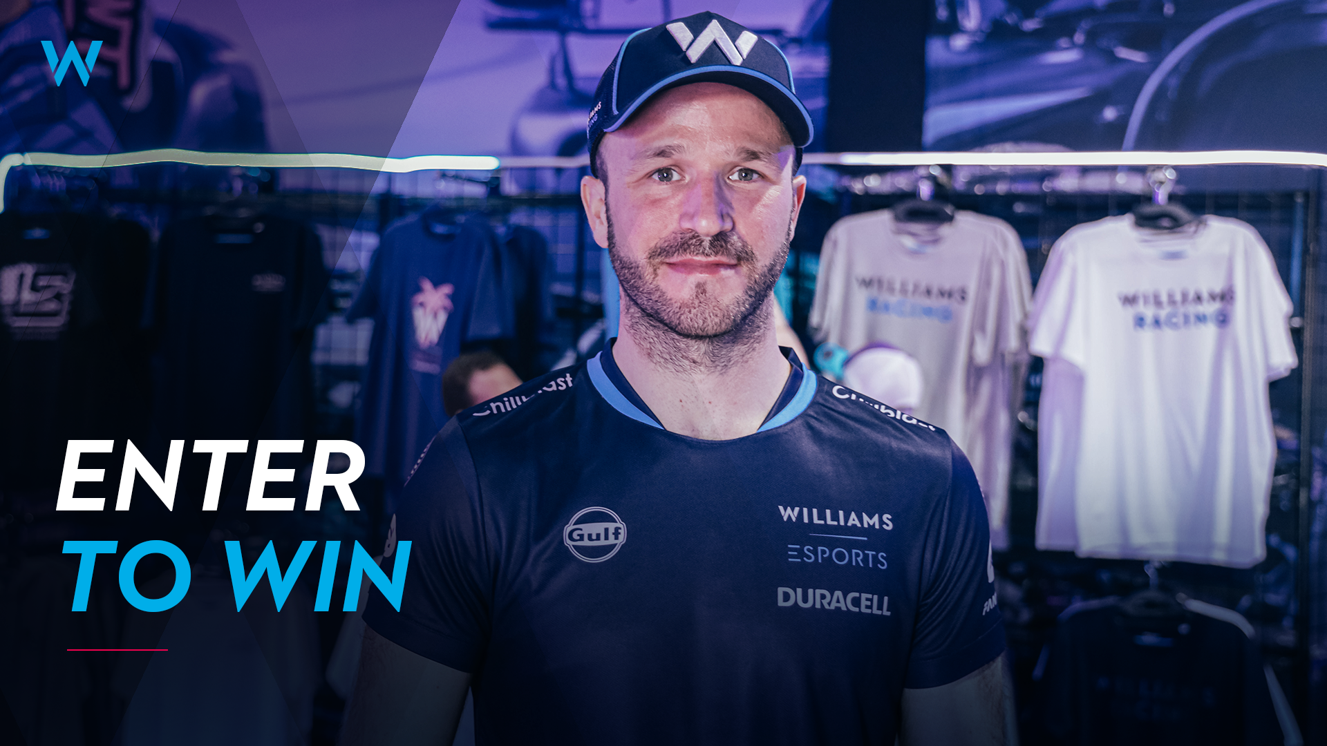 COMPETITION: Win a Williams Esports t-shirt signed by Agustin Canapino ...