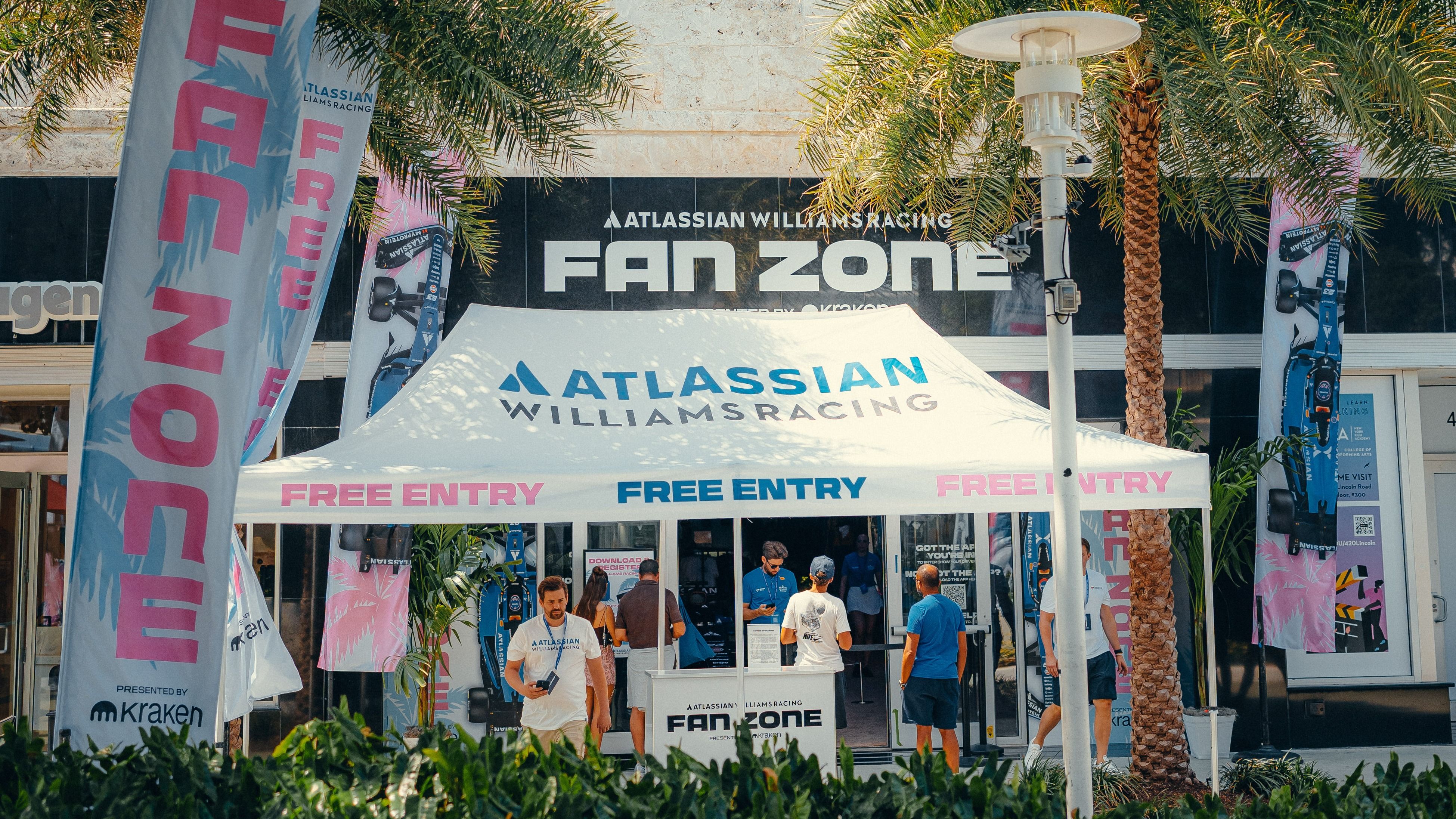 WATCH: Our Miami Fan Zone is underway! | Atlassian Williams Racing