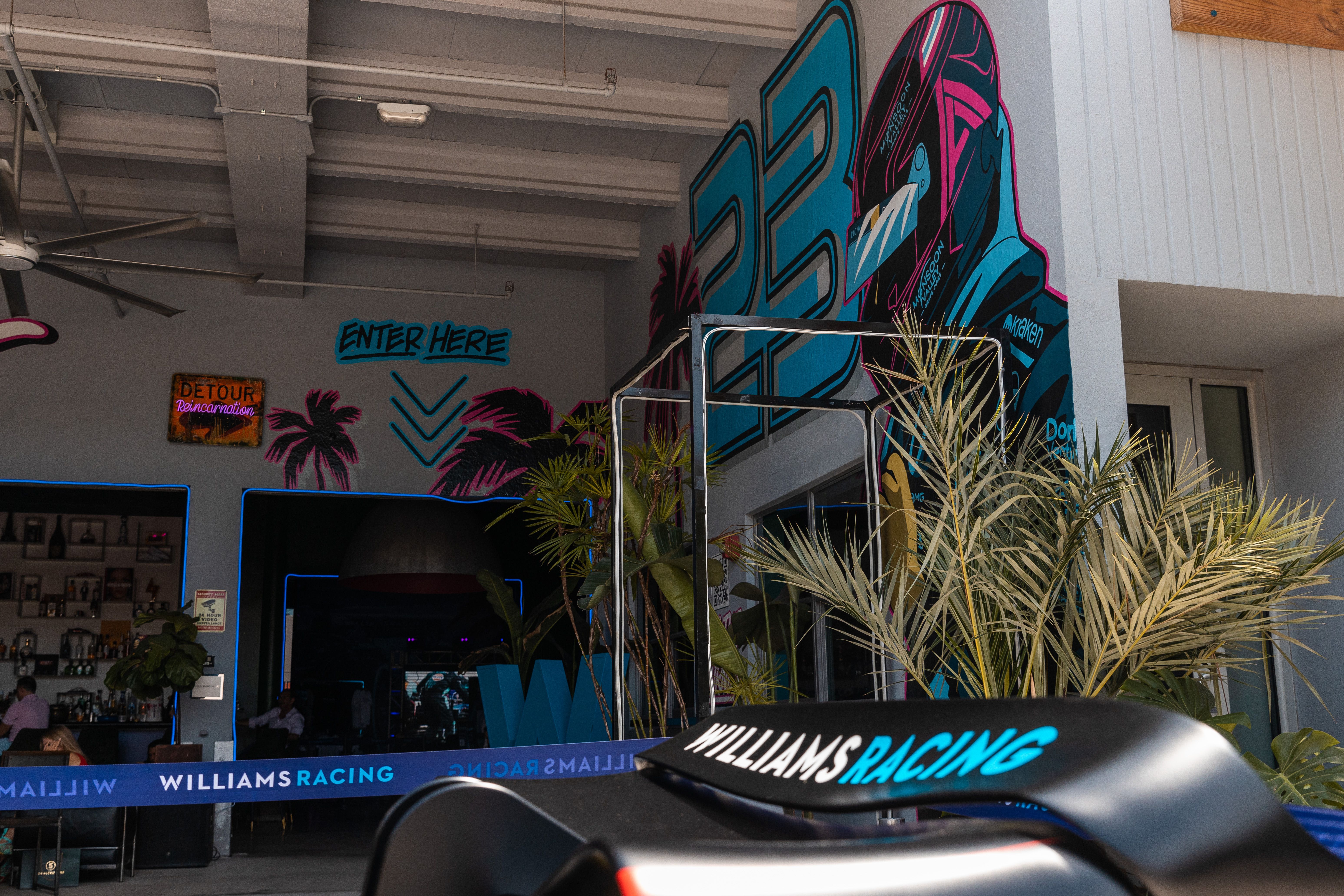 In Photos: Go inside our Miami pop-up | Atlassian Williams Racing