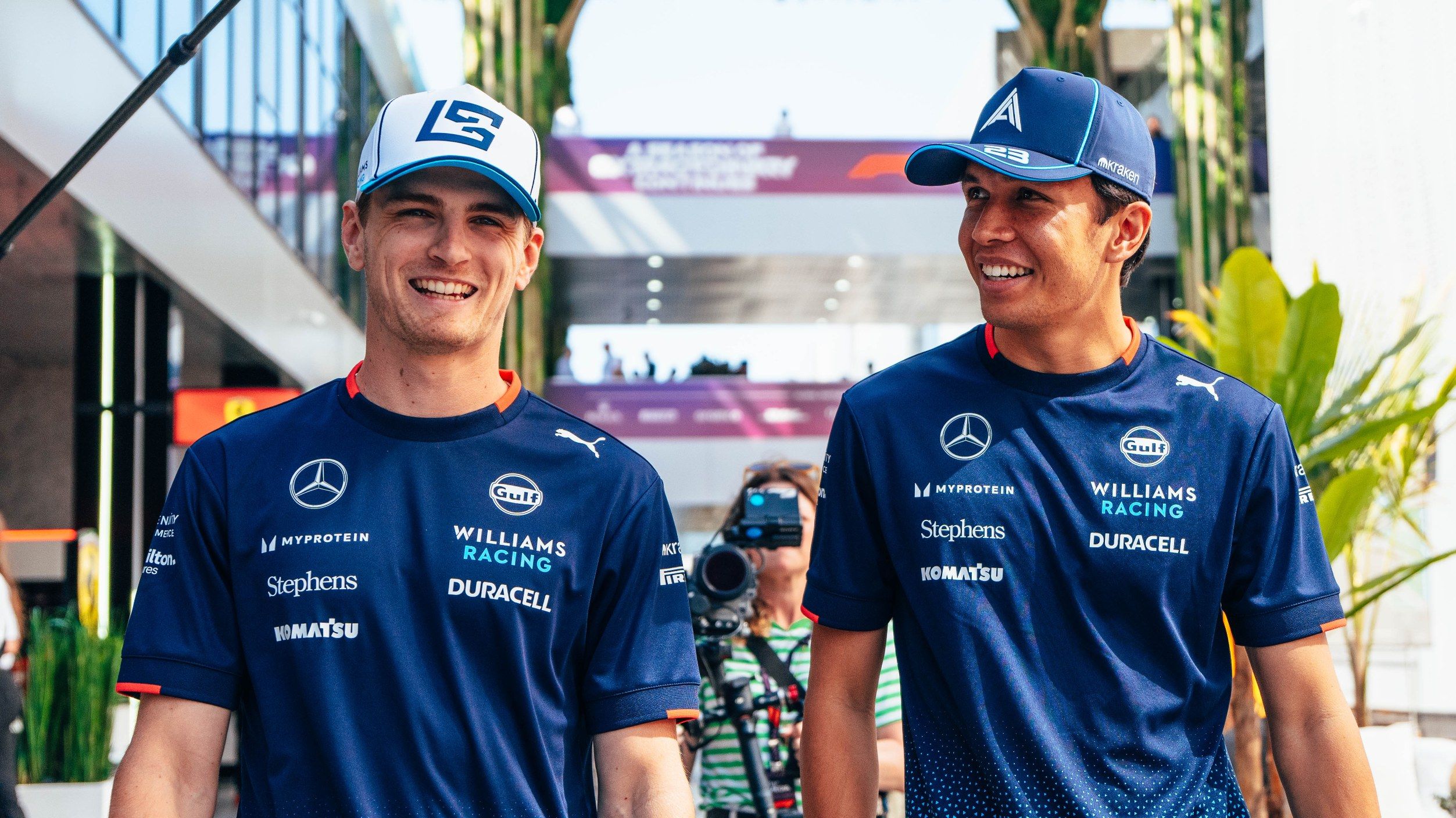 Alex Albon and Logan Sargeant look ahead to the Australian Grand Prix ...