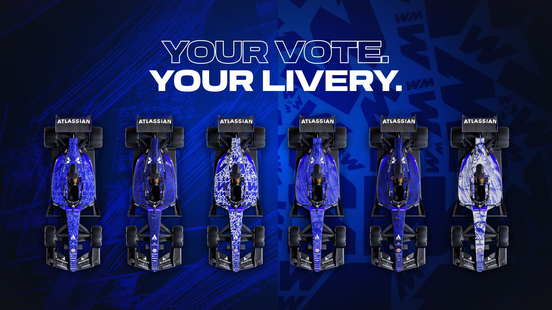 Your Vote. Your Livery. | Atlassian Williams Racing