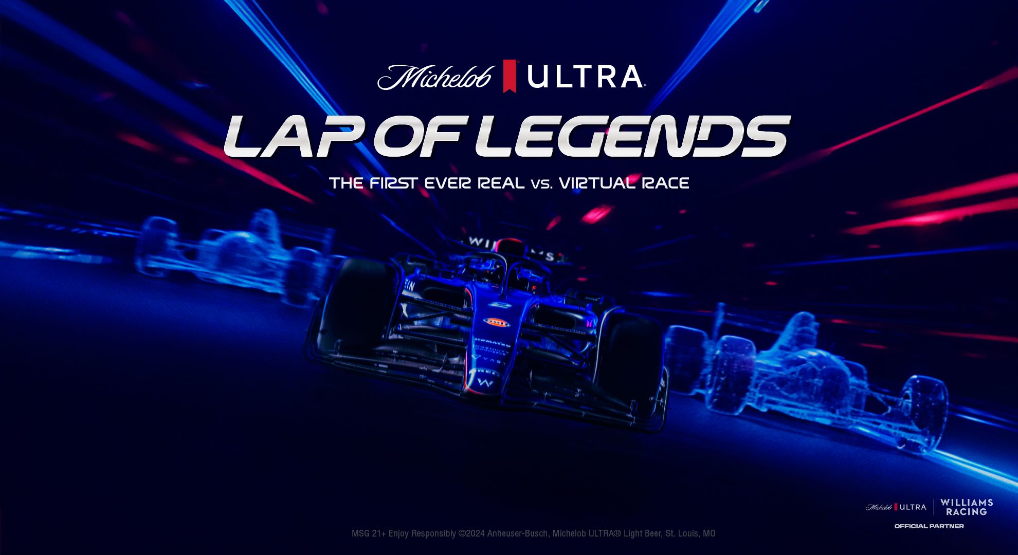 WATCH: Michelob ULTRA Lap of Legends | Atlassian Williams Racing