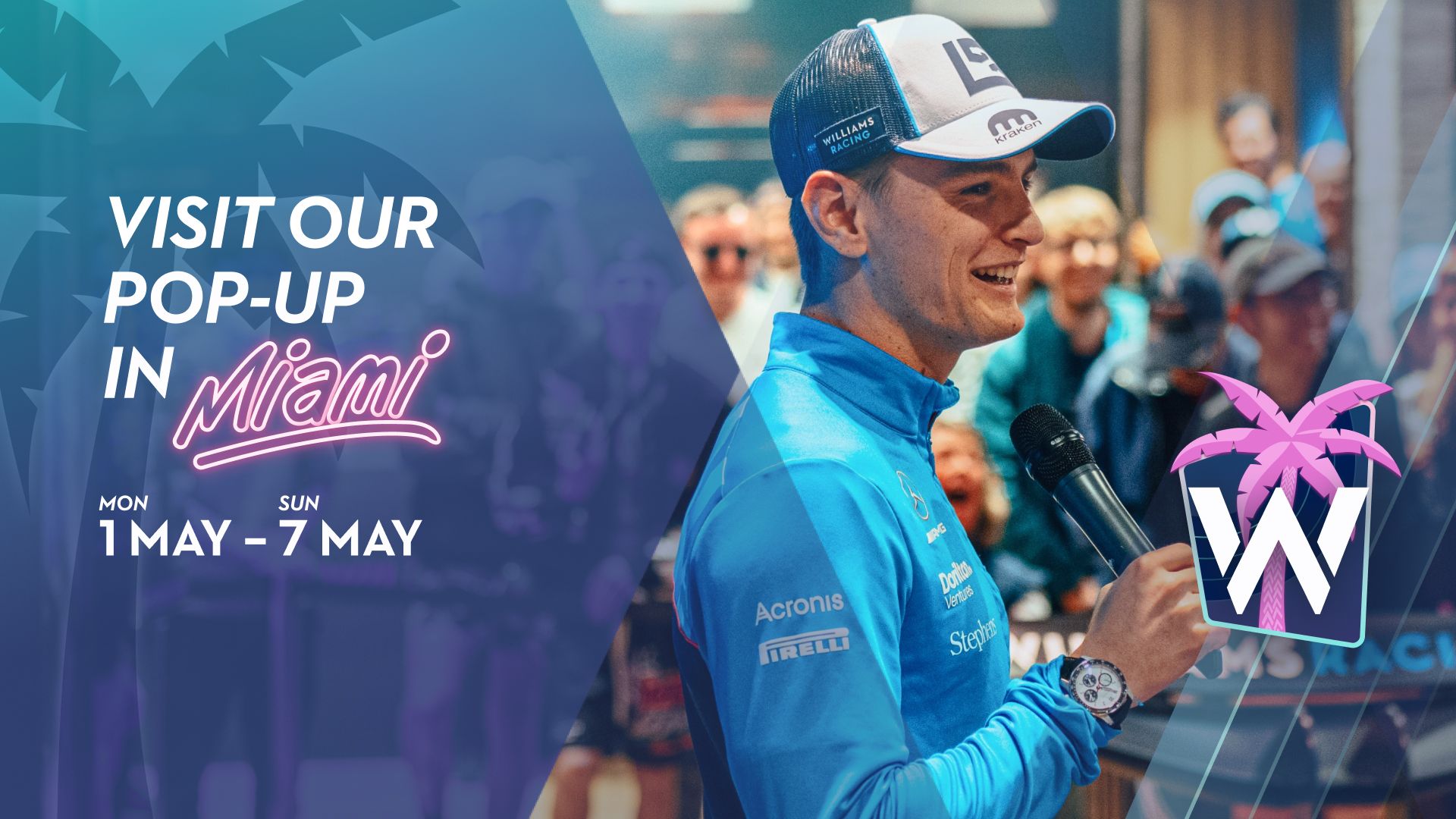 The Williams Racing Miami pop-up experience opens in one week ...