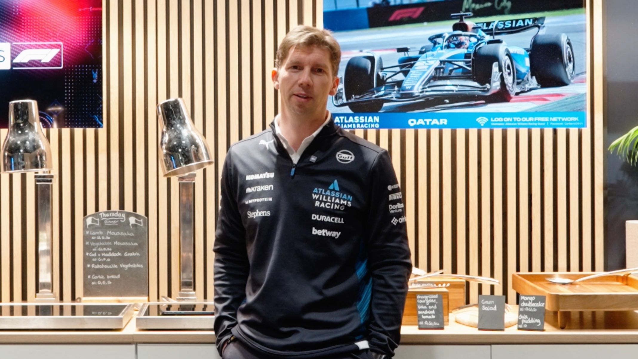 WATCH: JV's Team Talk ahead of Qatar | Atlassian Williams Racing