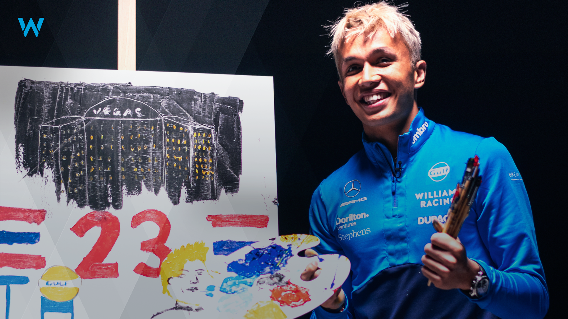 WATCH: The Art of Painting with Alex Albon | Atlassian Williams Racing