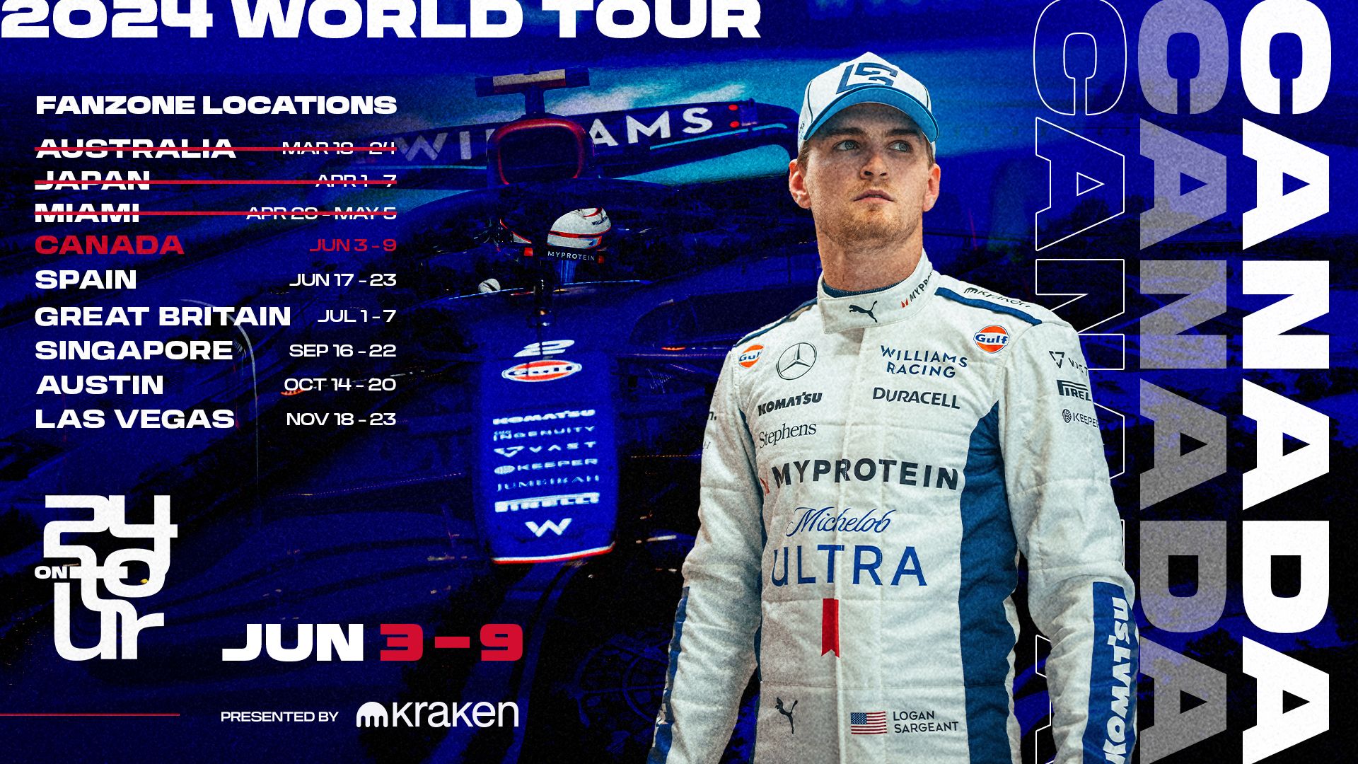 Williams Racing Fan Zone presented by Kraken makes long-awaited return ...