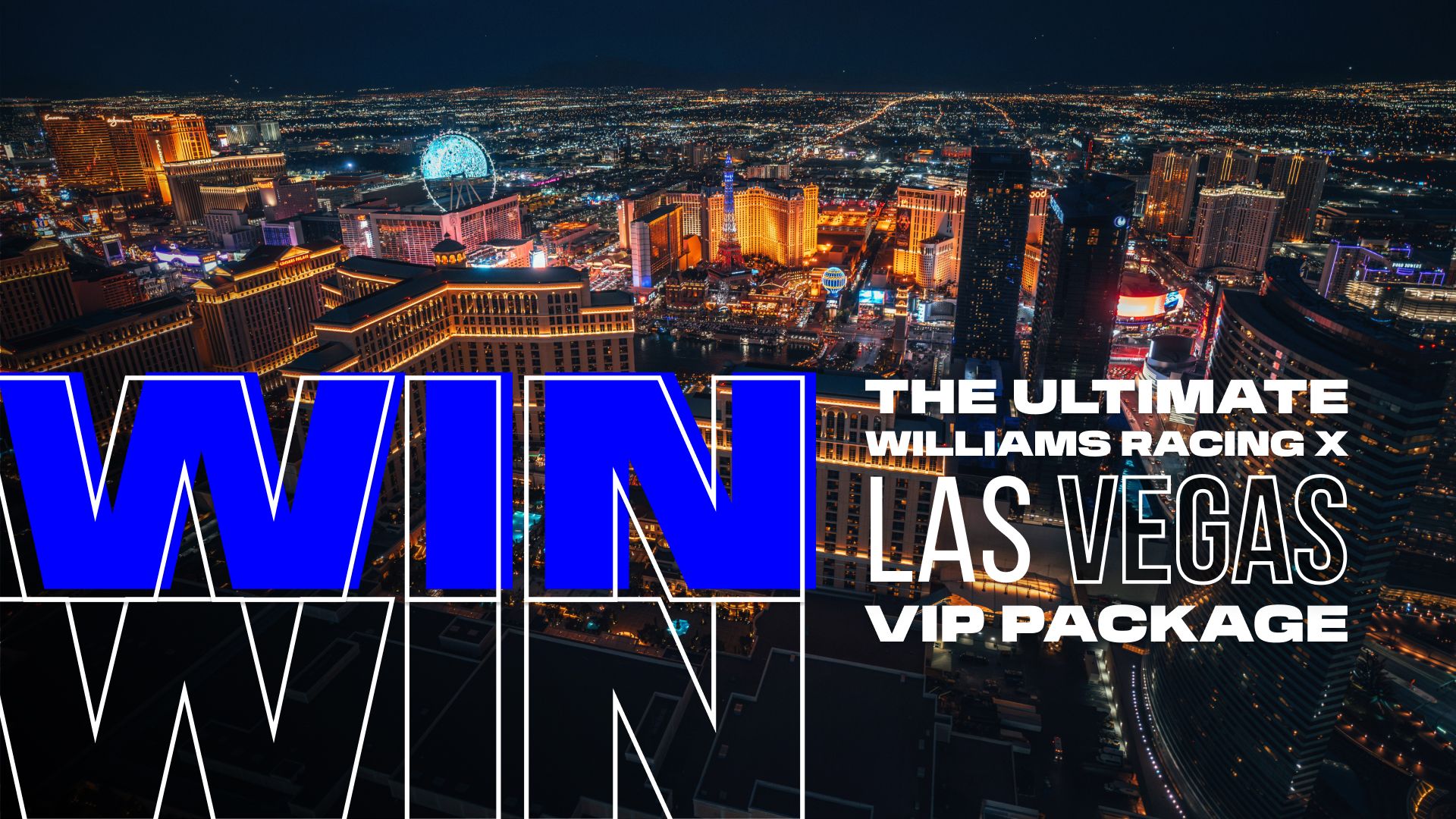 WIN: The Ultimate Williams Racing x Las Vegas VIP Package | Atlassian ...