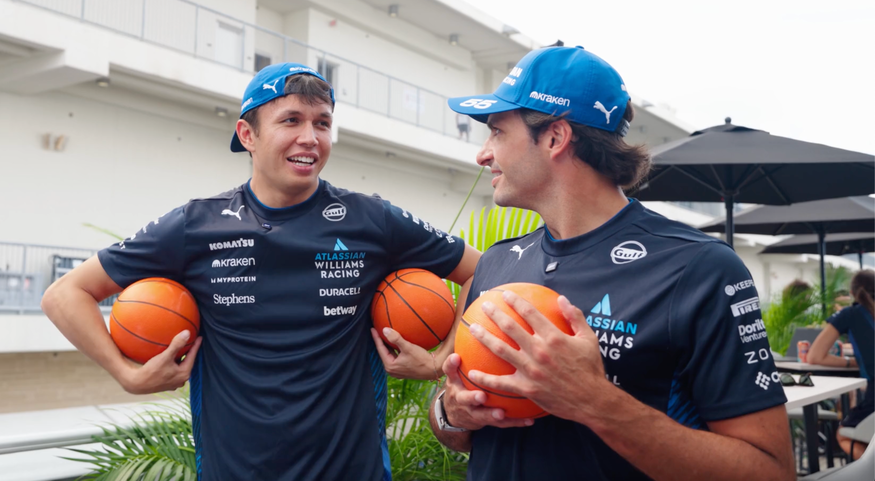 GRID GAMES: Stateside Slam - Alex vs Carlos | Atlassian Williams Racing