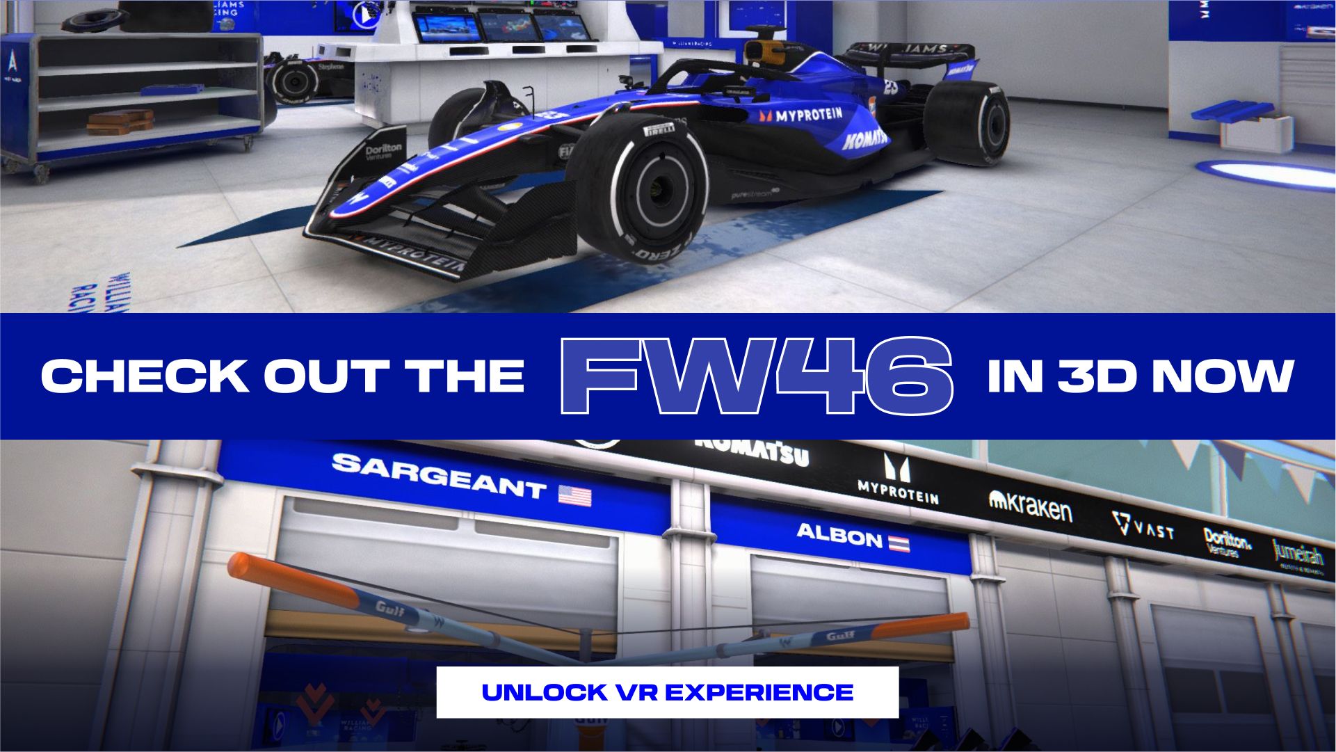 Experience the Williams Racing garage in AR | Williams Racing