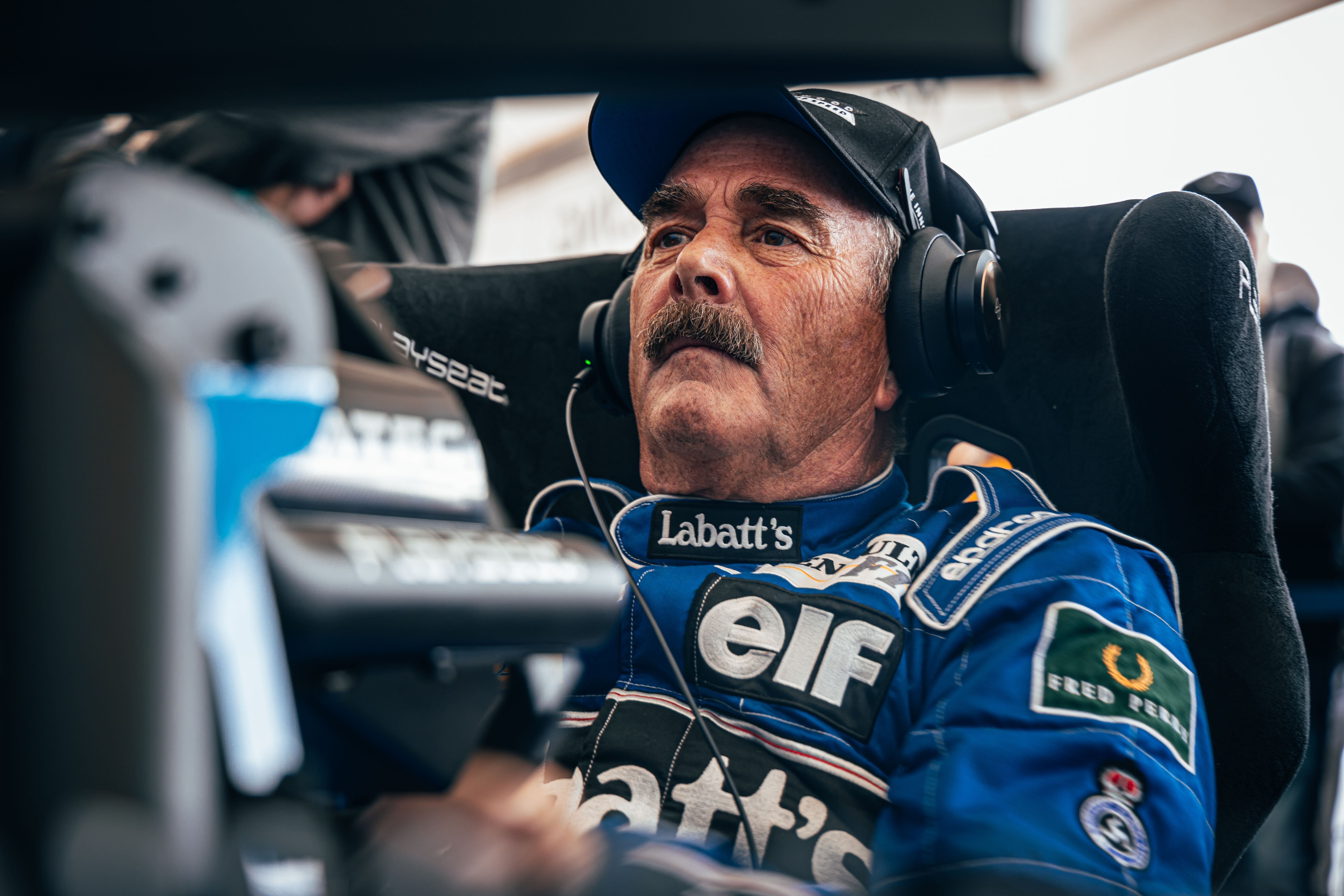 WATCH: Nigel Mansell takes the FW14B for a spin on our Esports rig ...