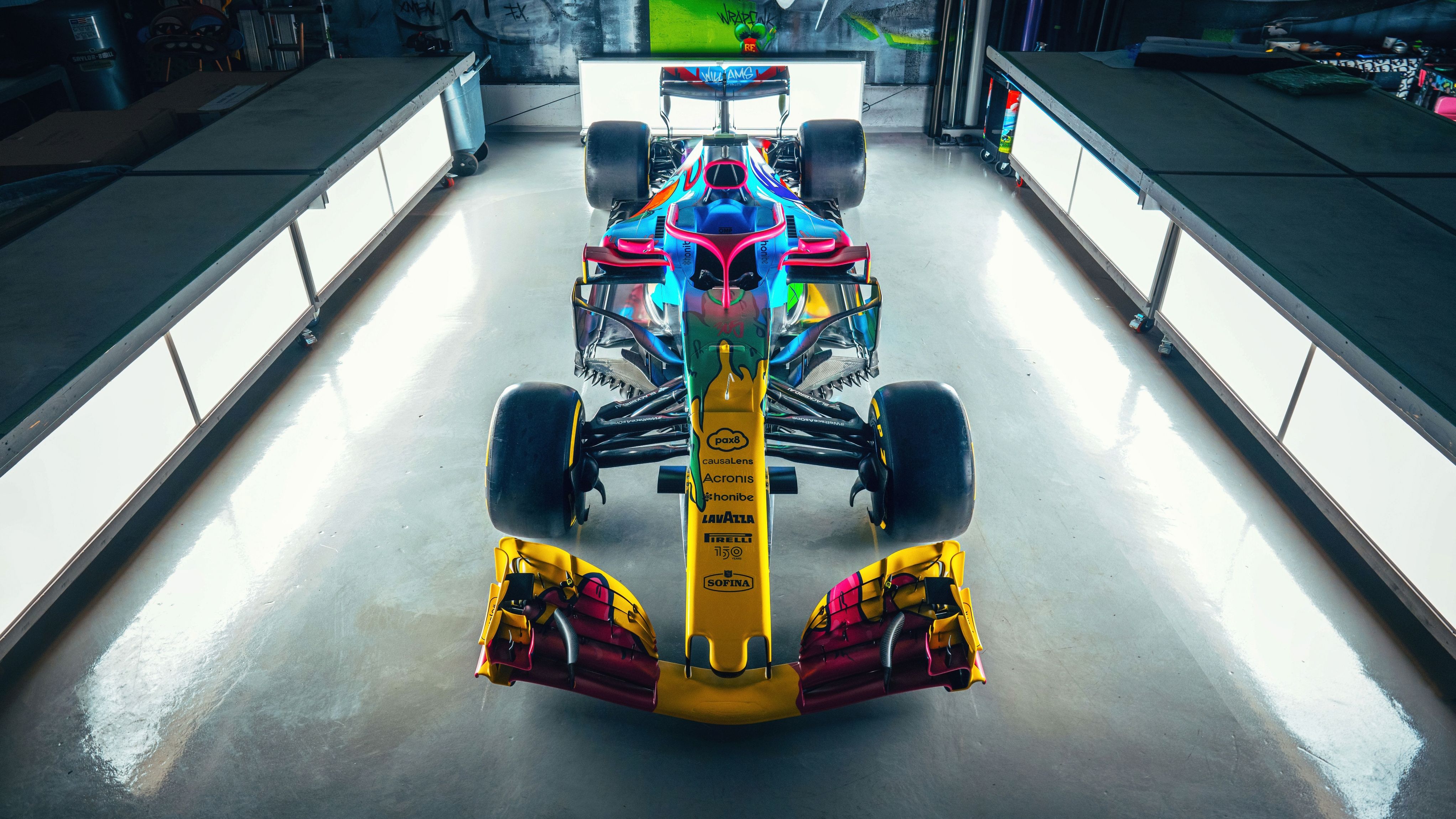 WATCH: Unveiling the SURGE x Williams graffiti art livery | Williams Racing